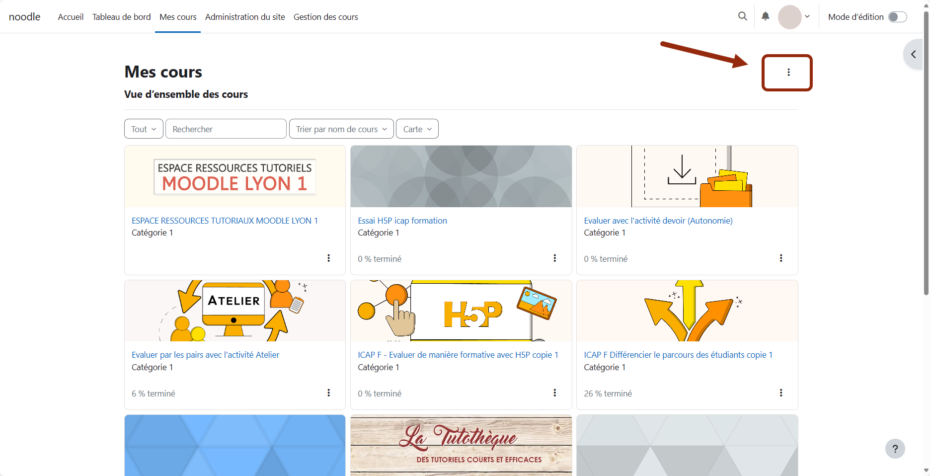 Moodle - Le Guide Enseignant (Tutoriels): Créer un cours Moodle | Icap formations